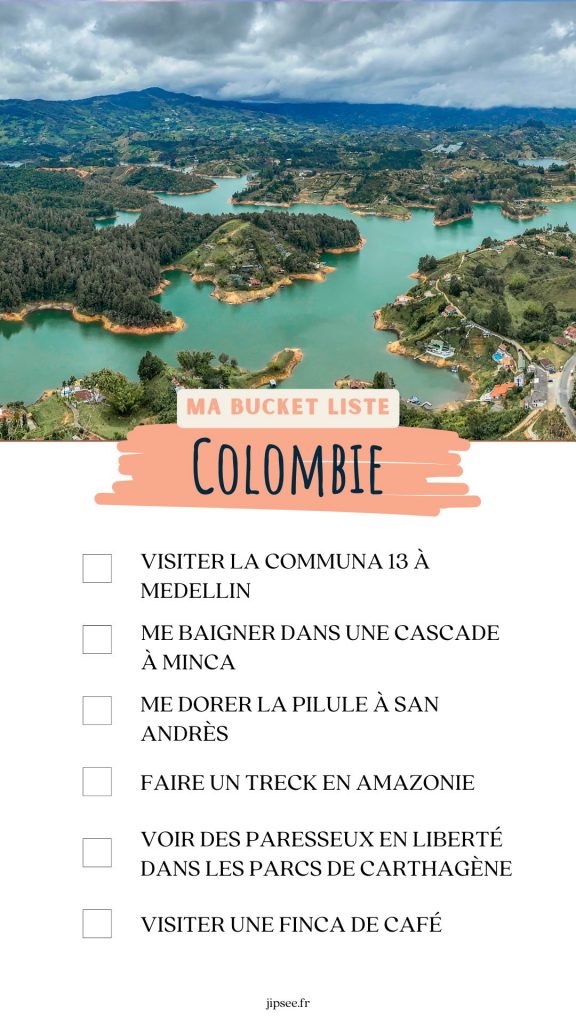 Ma bucket list voyage - Jipsee